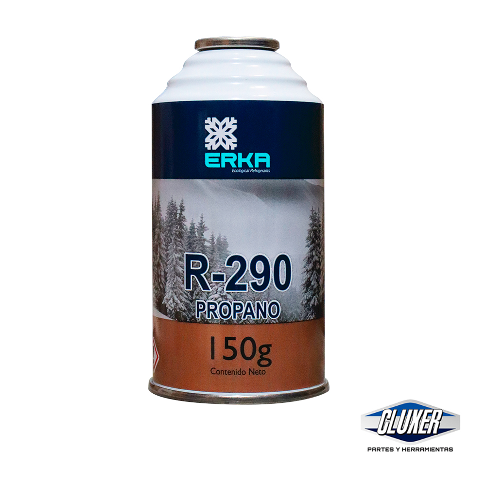 Gas Refrigerante R-290 150Gr. Modelo: CXR-290-150 - Marca: ERKA